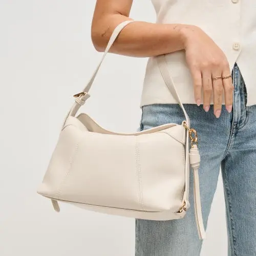 URBAN EXPRESSIONS Waylon Shoulder Bag - Ivory