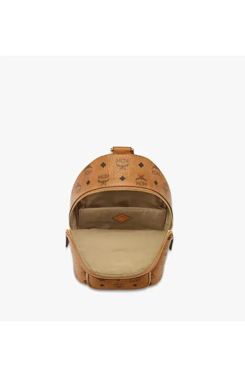 Mcm Small Aren Sling Bag In Visetos Monogram Canvas
