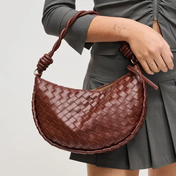 URBAN EXPRESSIONS Violet Hobo Bag - Chocolate