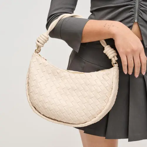 URBAN EXPRESSIONS Violet Hobo Bag - Ivory