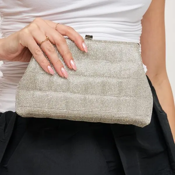 URBAN EXPRESSIONS Karla Evening Bag - Silver