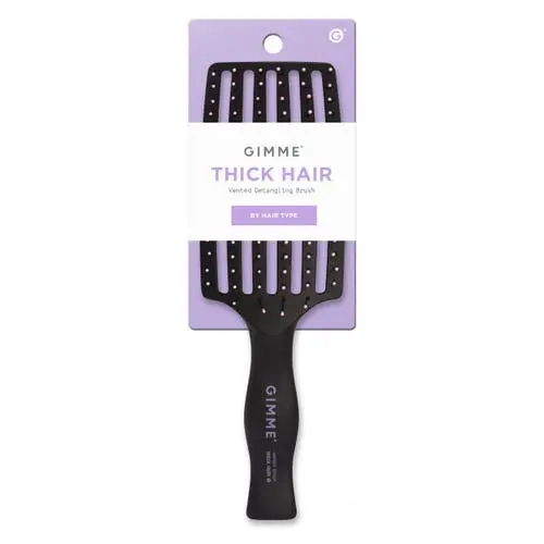 GIMME BEAUTY Vented Detangling Brush - Black