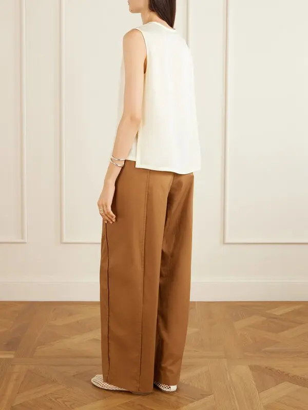 Theory Cady Sleeveless Blouse - Yellow