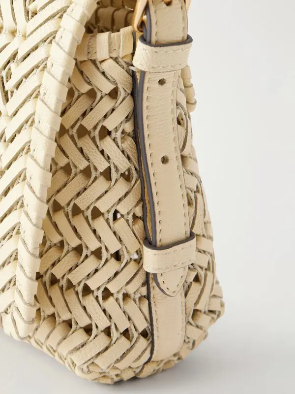 ANYA HINDMARCH The Neeson Woven Leather Shoulder Bag