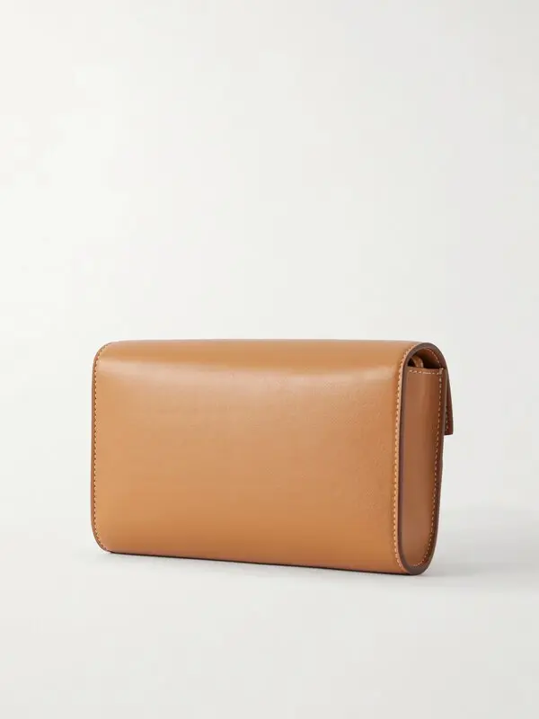 Savette Symmetry Mini Leather Shoulder Bag - Brown