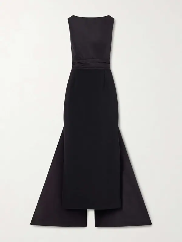 Carolina Herrera Bow-detailed Faille Gown
