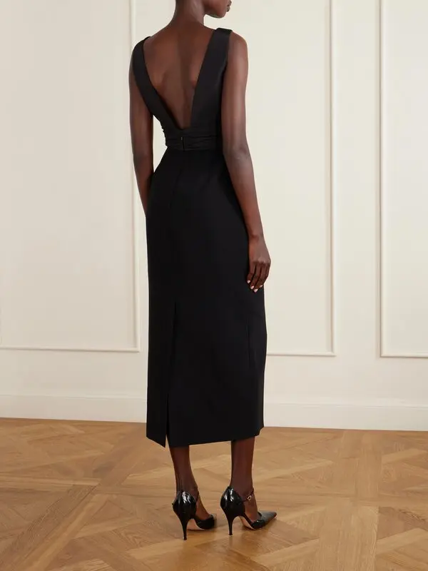 Carolina Herrera Bow Detail Faille Gown
