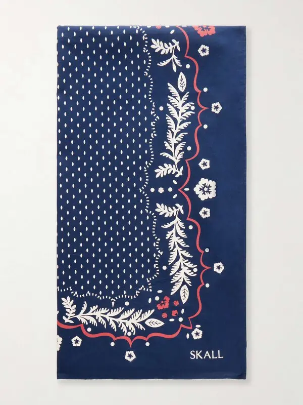 SKALL Juniper Printed Organic Cotton Scarf