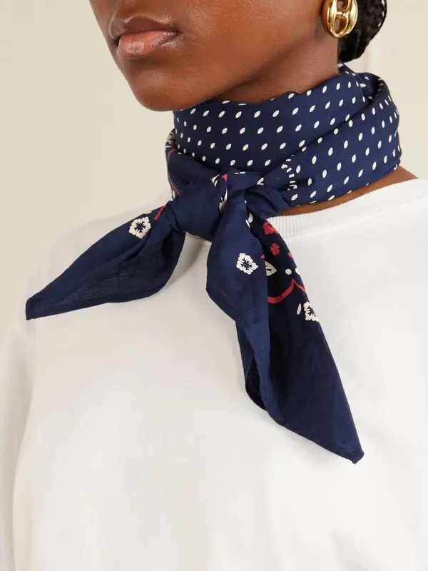 SKALL Juniper Printed Organic Cotton Scarf