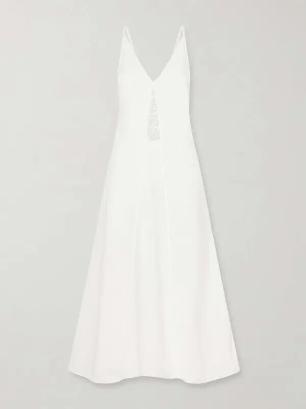 SIR. Klara Embroidered Maxi Dress