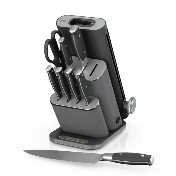 NINJA Neverdull 10-piece German Steel Knife Set With Removable Sharpener