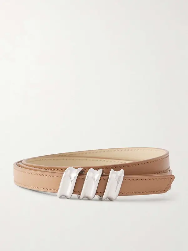 Loewe Coil Reversable Leather Belt - Tan