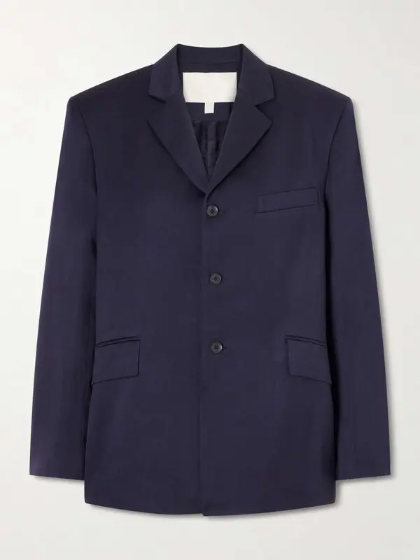 RÙADH The Stewart Wool Blazer - Navy