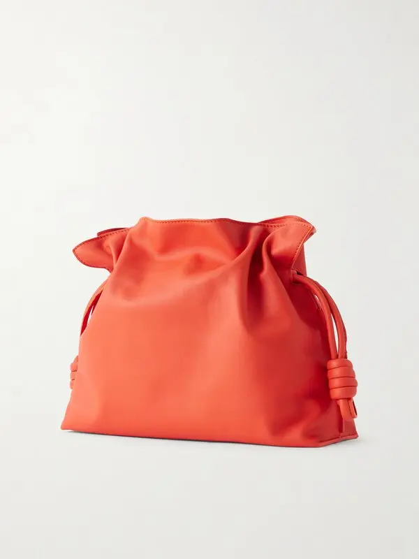 Loewe Flamenco Leather Clutch