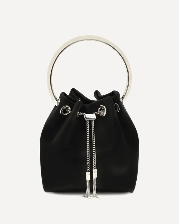 JIMMY CHOO Bon Bon Bucket Bag - Black