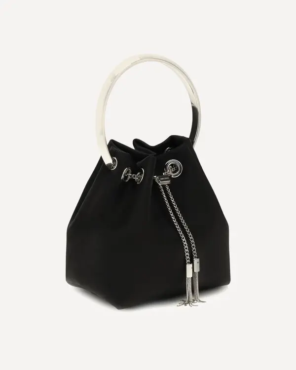 JIMMY CHOO Bon Bon Bucket Bag - Black