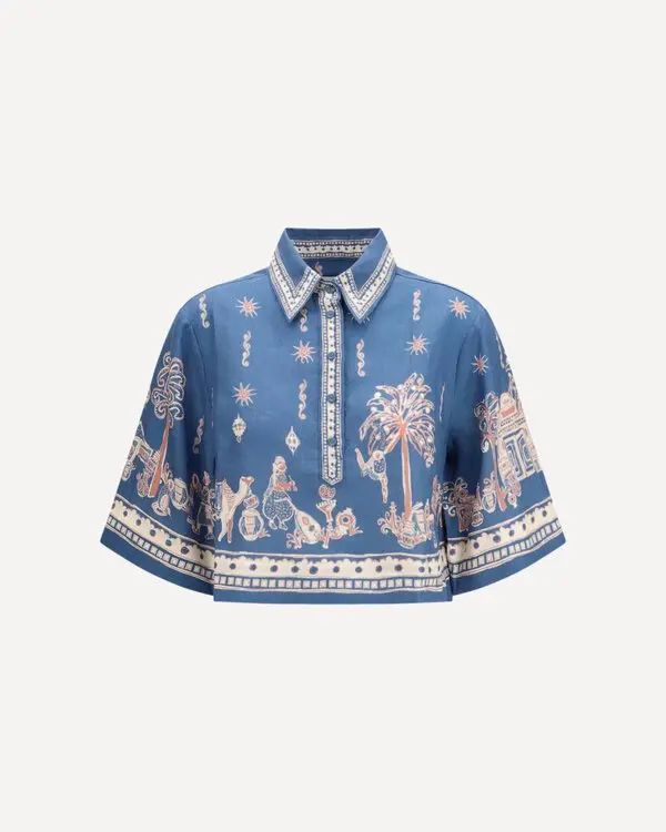 ALEMAIS Acacia Cropped Shirt