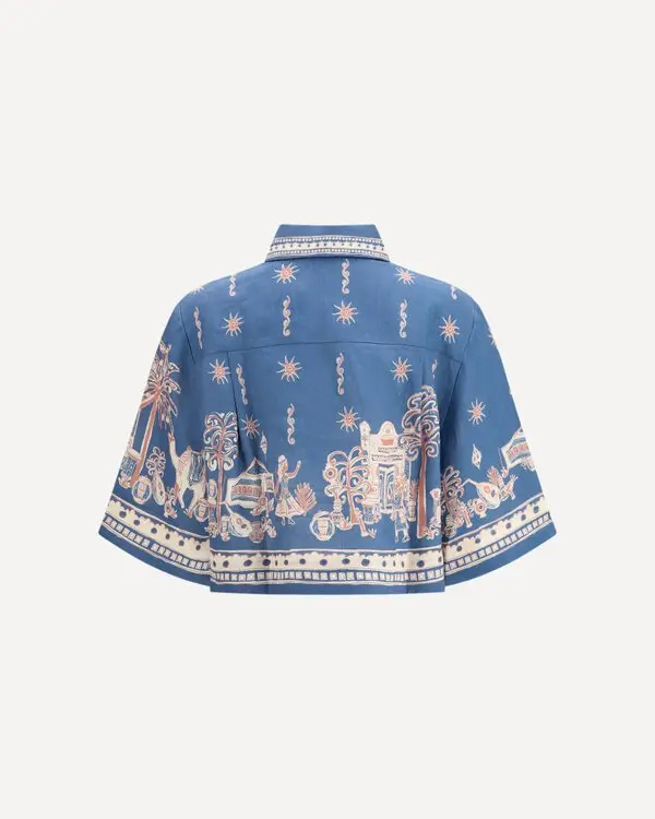 ALEMAIS Acacia Cropped Shirt