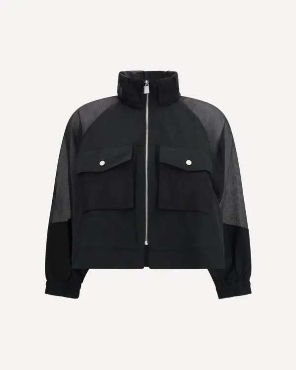 Pinko Beth Jacket With Transparent Inserts
