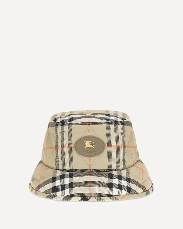 Burberry Horseshoe Quited Bucket Hat Mae - Multicolour