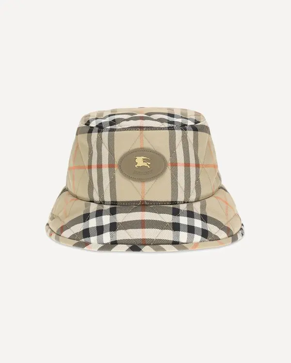 Burberry Horseshoe Quited Bucket Hat Mae