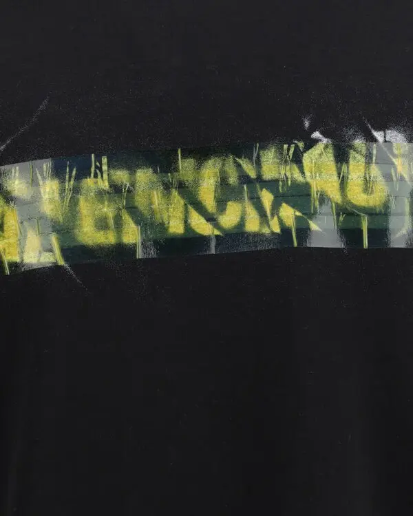 Balenciaga Messy Spray T-shirt In Cotton Mae