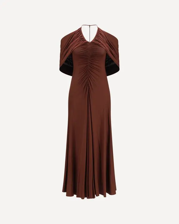 SELF-PORTRAIT Jersey Midi Dress