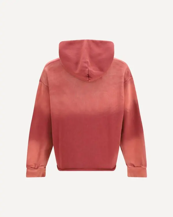 FOUND Embroidered Wildlife Hoodie - Red