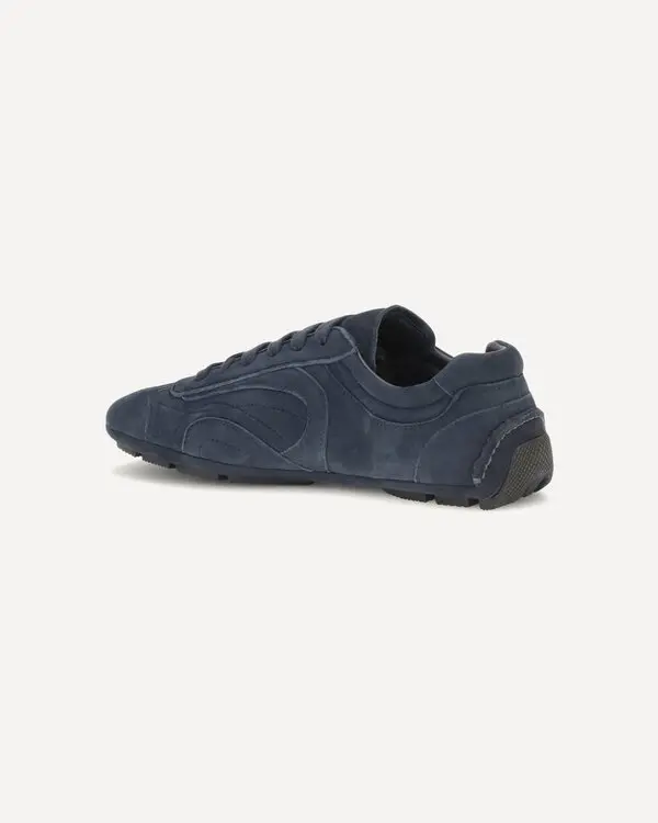 Prada Monte Carlo Re-edition 2005 Suede Sneakers - Blue