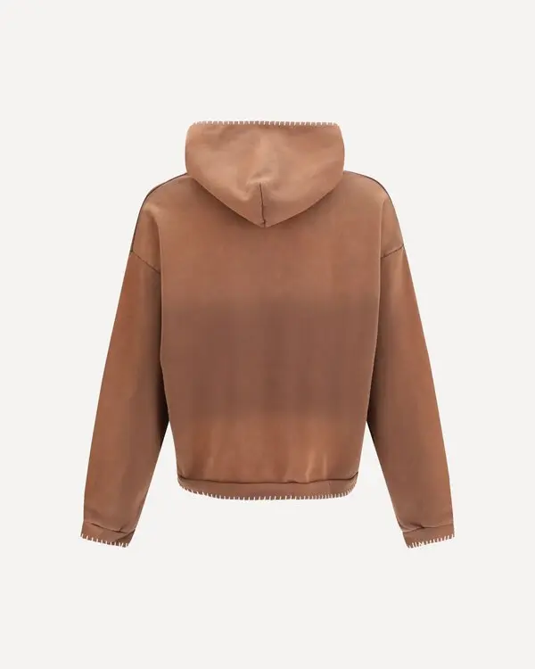 FOUND Hoodie With Stitch Details Ale