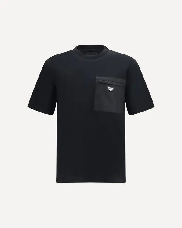 Prada Pocket T-hirt With Logo