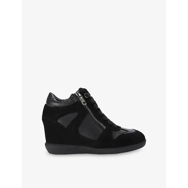 Carvela Altezza Wedge Leather Trainers