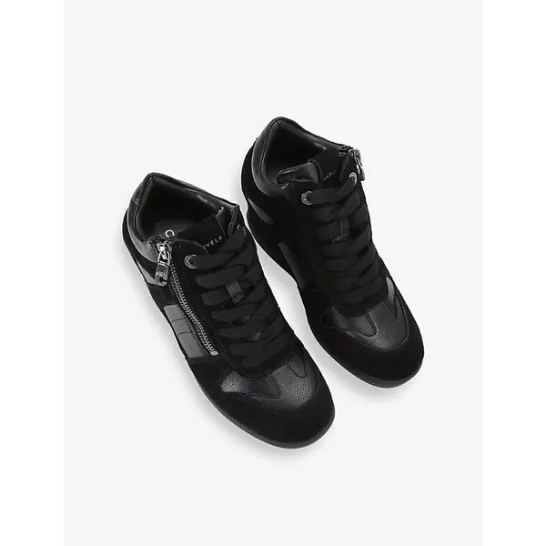 Carvela Altezza Wedge Leather Trainers