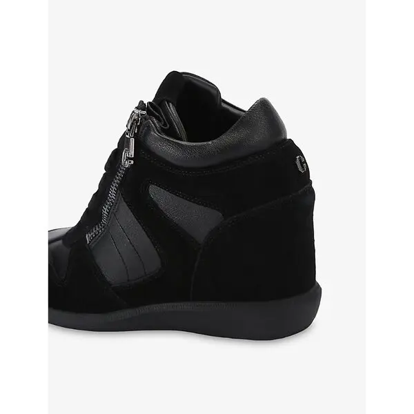 Carvela Altezza Wedge Leather Trainers
