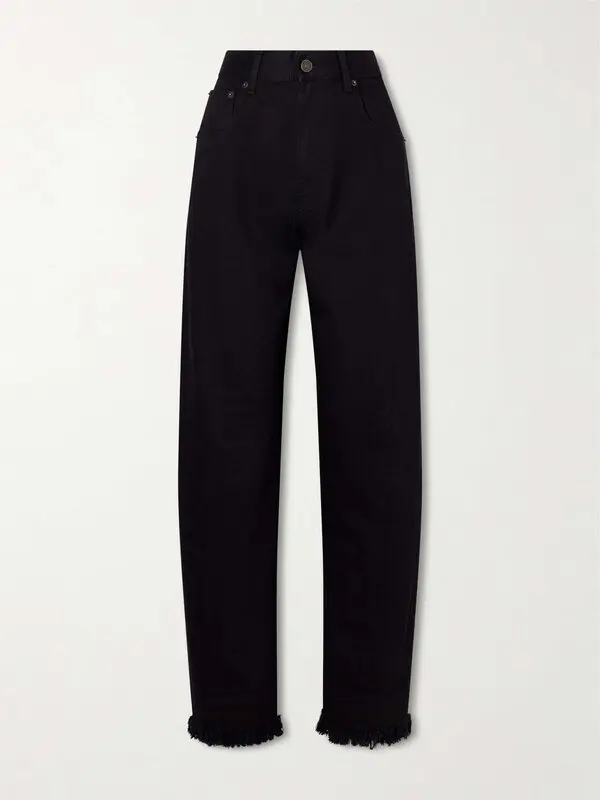 Phoebe Philo Arch Fringed Cotton Jeans