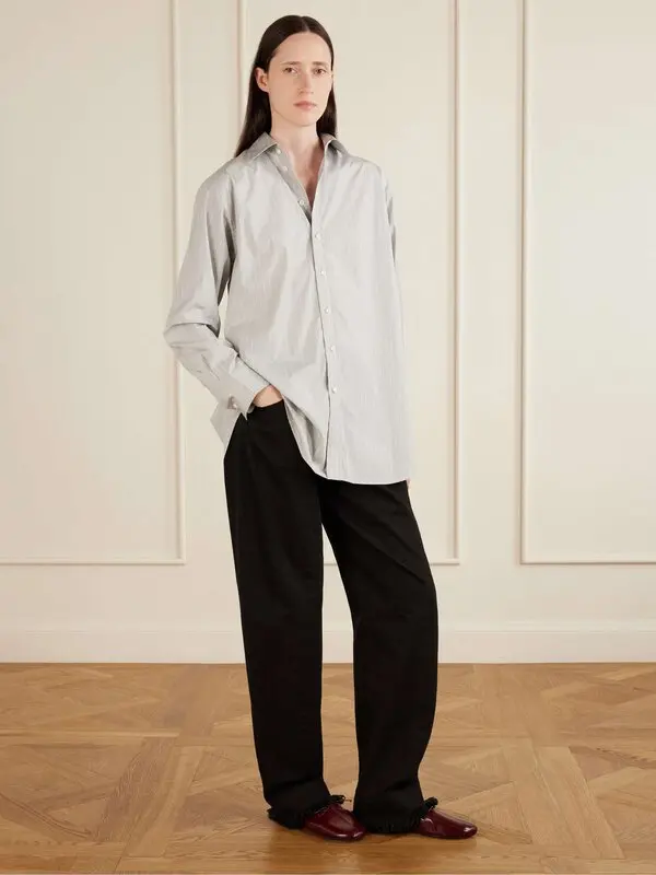 Phoebe Philo Arch Fringed Cotton Jeans