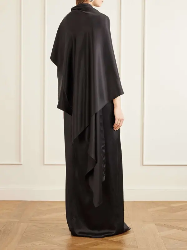 Bottega Veneta Silk-satin Maxi Dress