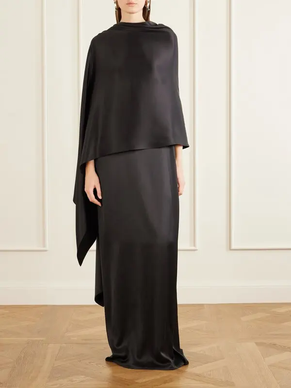 Bottega Veneta Silk Satin Maxi Dress