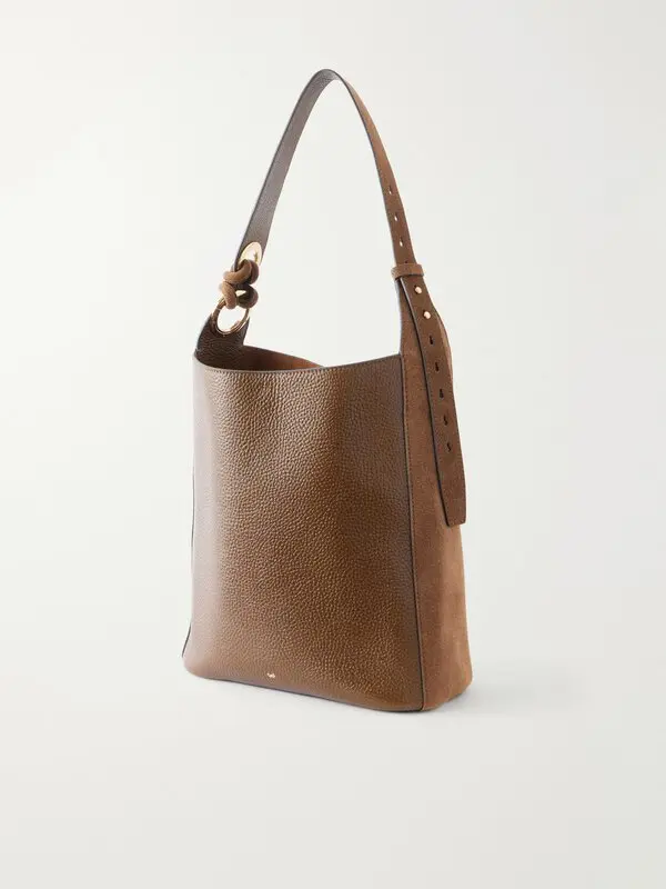 ANYA HINDMARCH Ringo Textured Leather Shoulder Bag