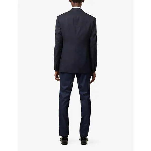 TOM FORD Shelton Herringbone Single-breasted Wool Blazer