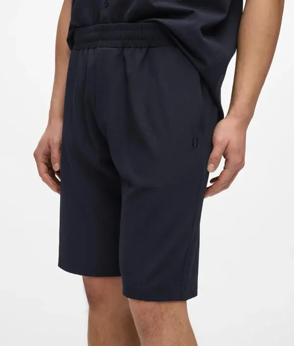 Karl Lagerfeld Monogram Shorts - Navy