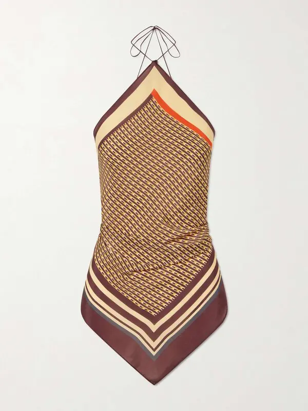 SIR. Cooper Printed Twill Top