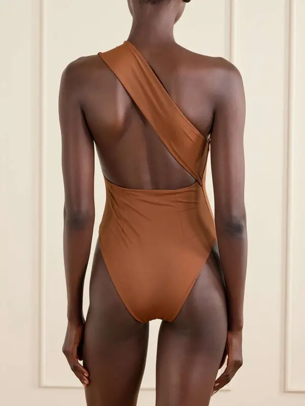 HAIGHT. Luisa One-shoulder Asymmetric Swimsuit