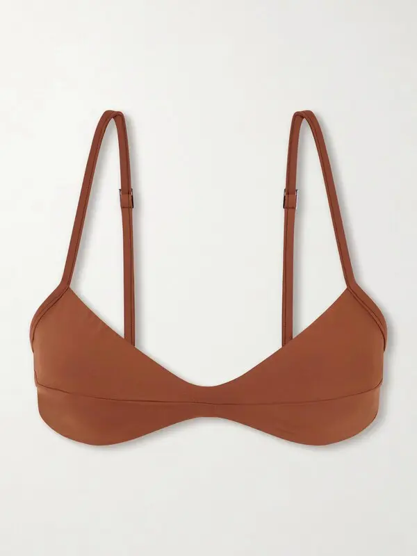 HAIGHT. Monica Bikini Top - Brown