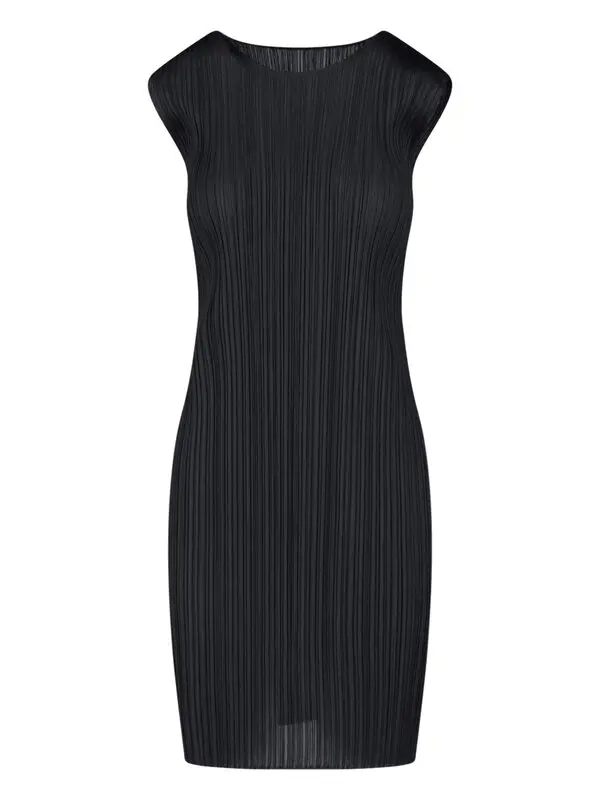 PLEATS PLEASE Mini Dress - Black