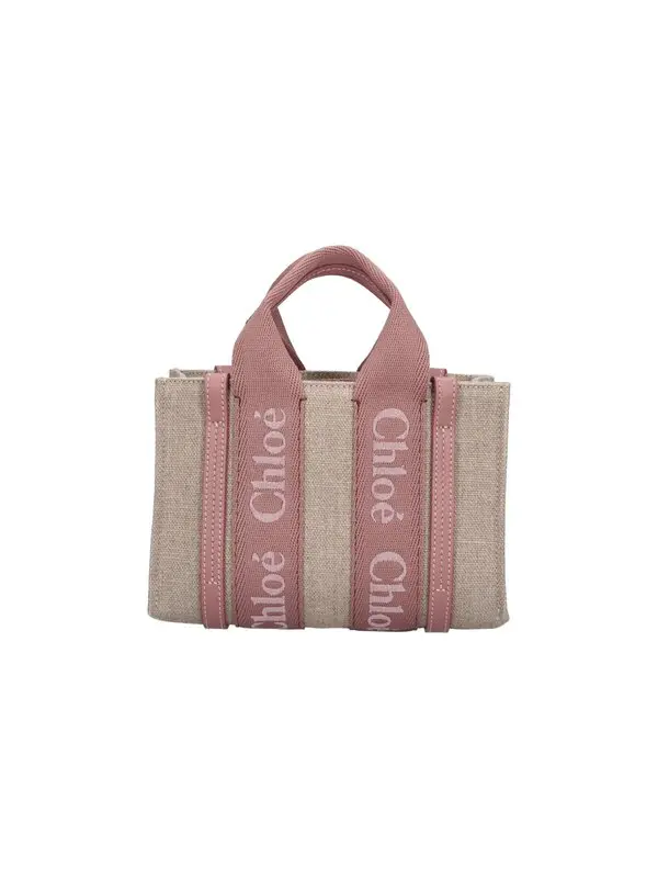 Chloé Mini Tote Bag "woody - Beige