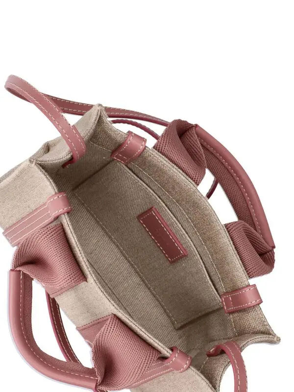 Chloé Woody Mini Tote Bag - Beige