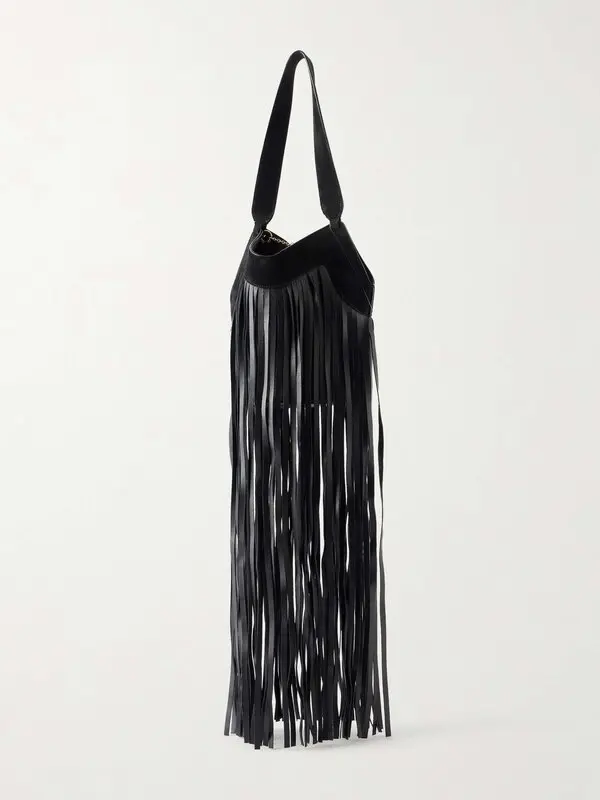 Khaite Lotus Fringed Leather Tote Bag
