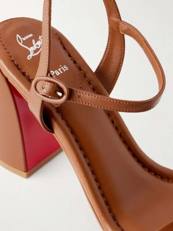 CHRISTIAN LOUBOUTIN Jane 85 Leather Sandals