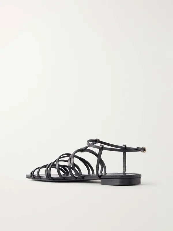 JIL SANDER Hydra Leather Sandals